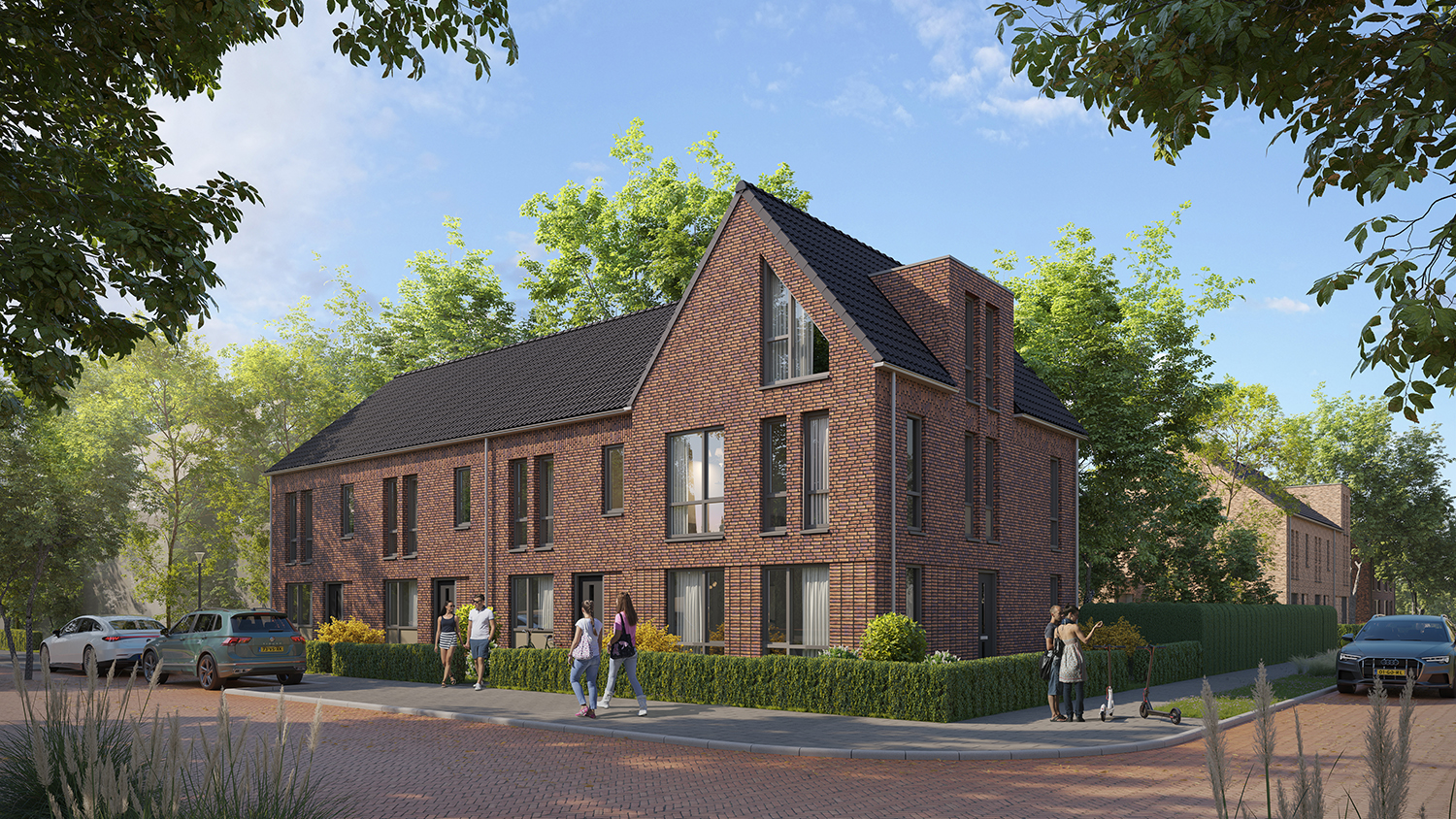 Tussenwoning - Bnr. 702 - Fase 7C-7D deel 2 in Bouverijen in Teteringen ...