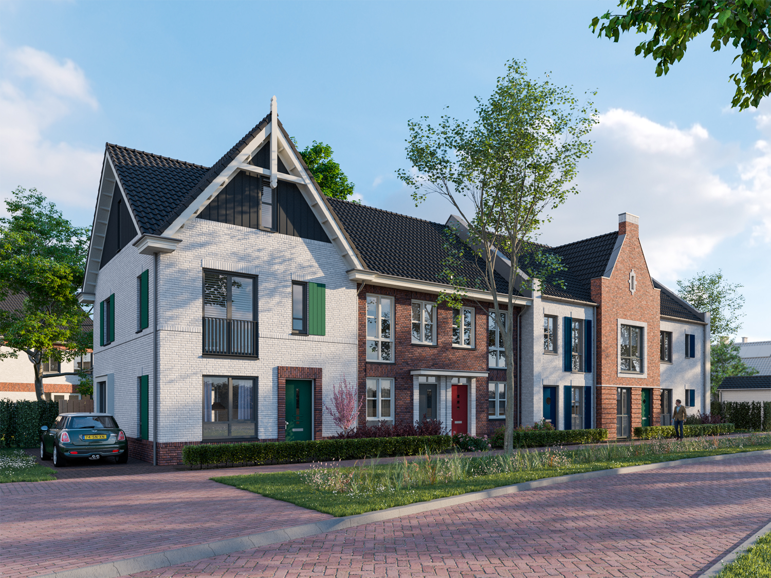Tussenwoning - Bnr. 232 - Fase 3A vrije sector in Huurlingsedam in ...